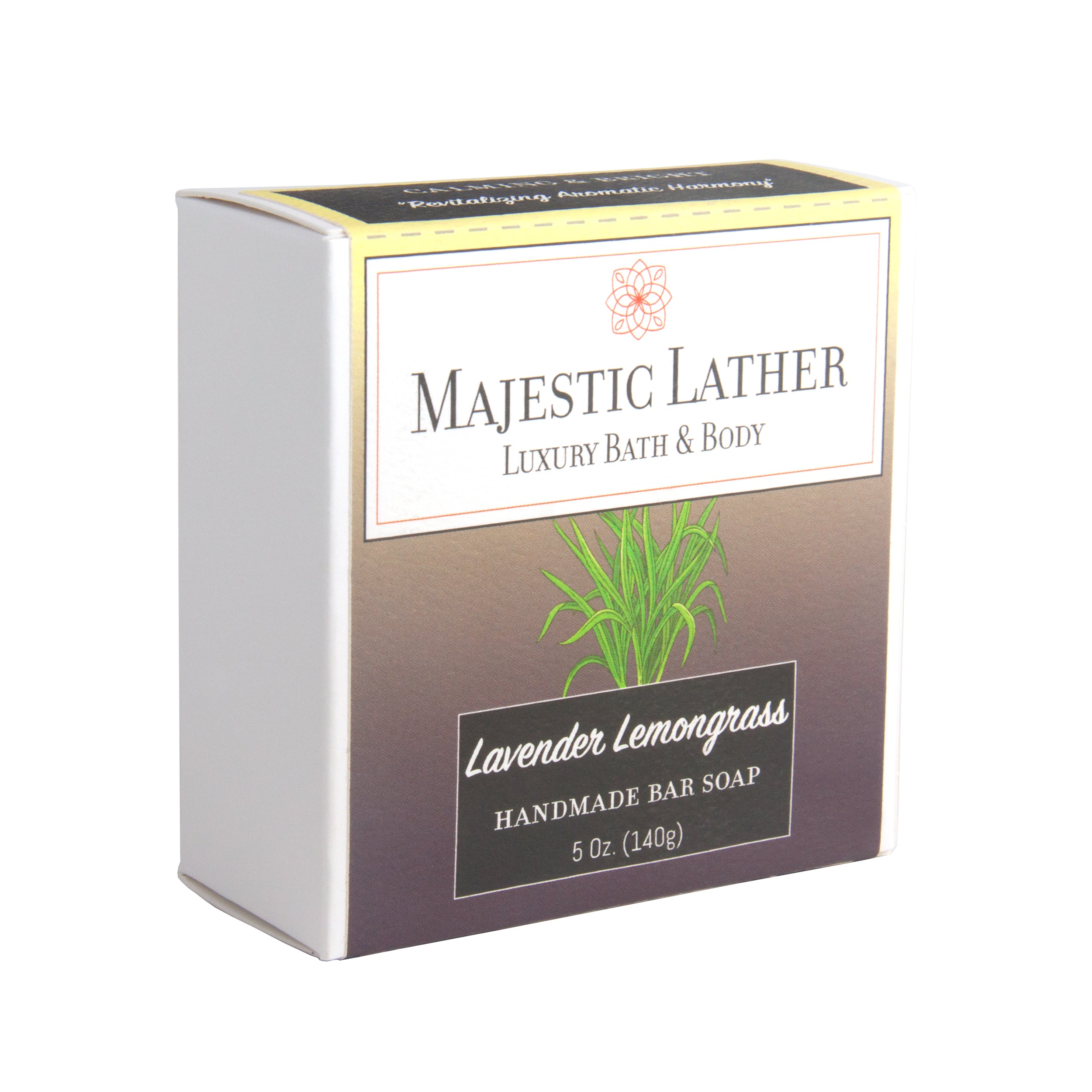 Majestic Lather Lavender Lemongrass Luxury Handmade Bar Soap
